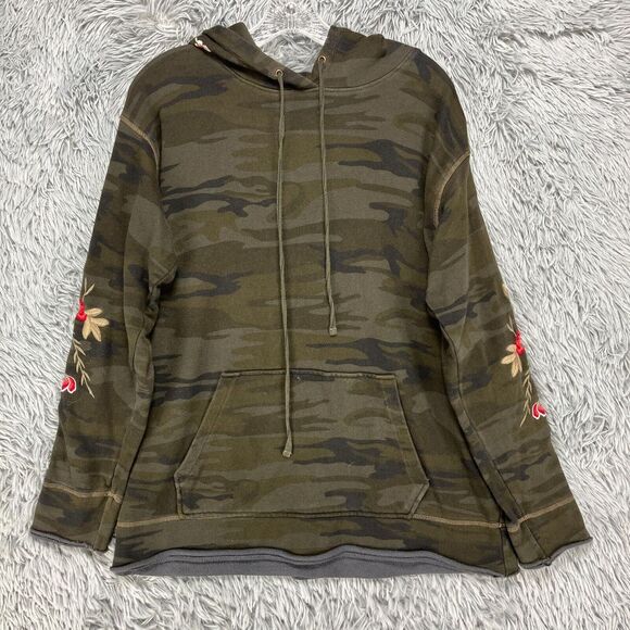 Johnny Was | Tops | Johnny Was Hoodie Sweatshirt Womens S Camouflage ...
